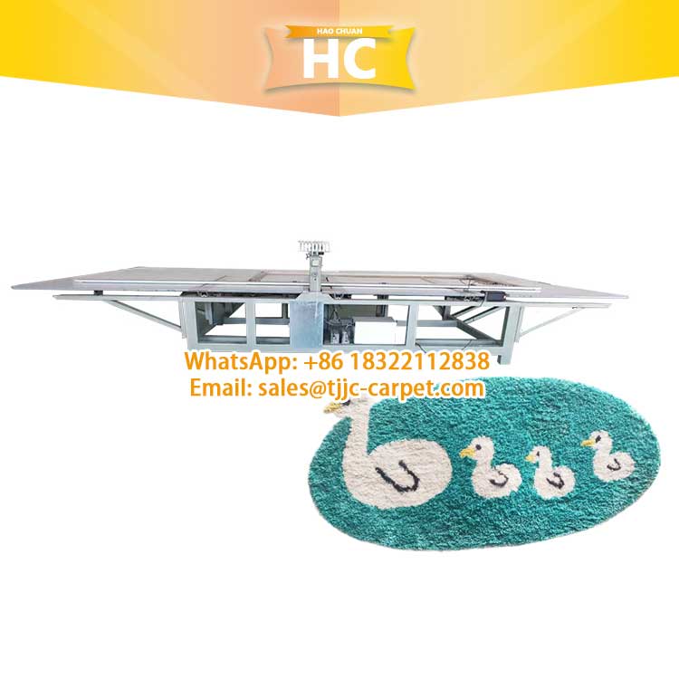 Special Shape Bath Mat Tufting Rug Machine