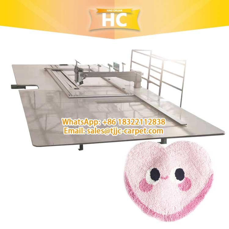 Special Shape Bath Mat Tufting Rug Machine